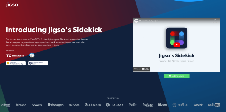 Sidekick (By Jigso) review, pricing & lifetime deal online - SaaSBaba