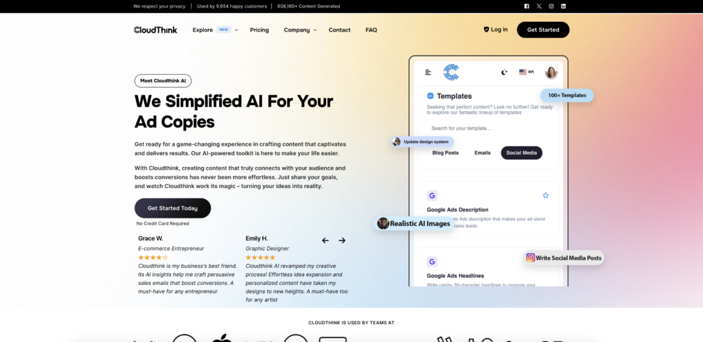 Cloudthink AI review, pricing & lifetime deal online - SaaSBaba