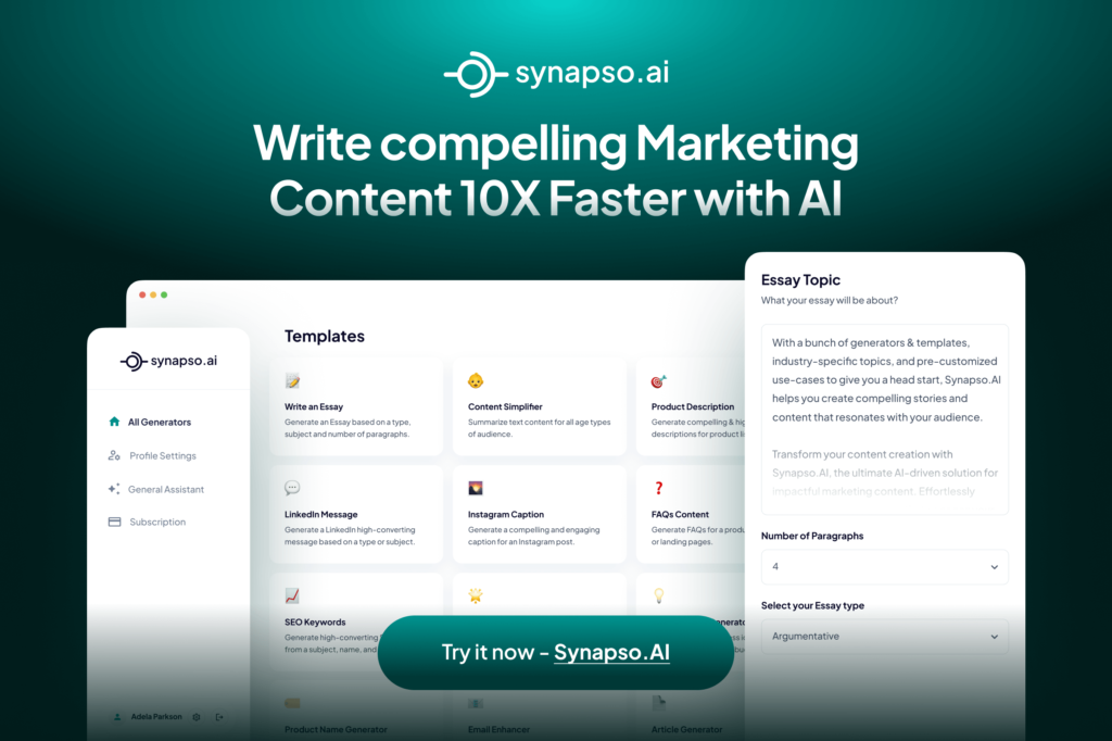 Synapso.AI review, pricing & lifetime deal online - SaaSBaba